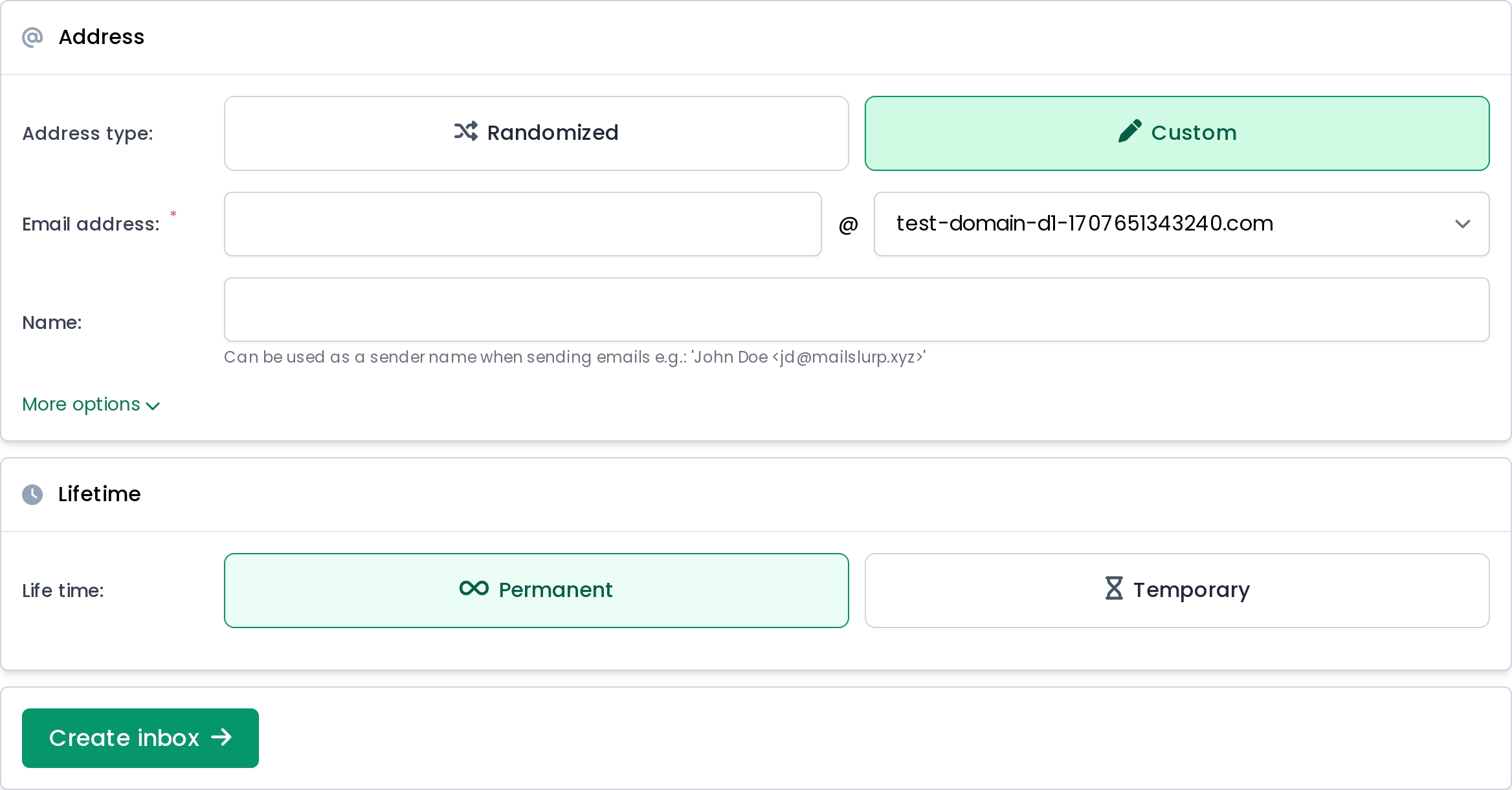 Custom domains | MailSlurp Documentation